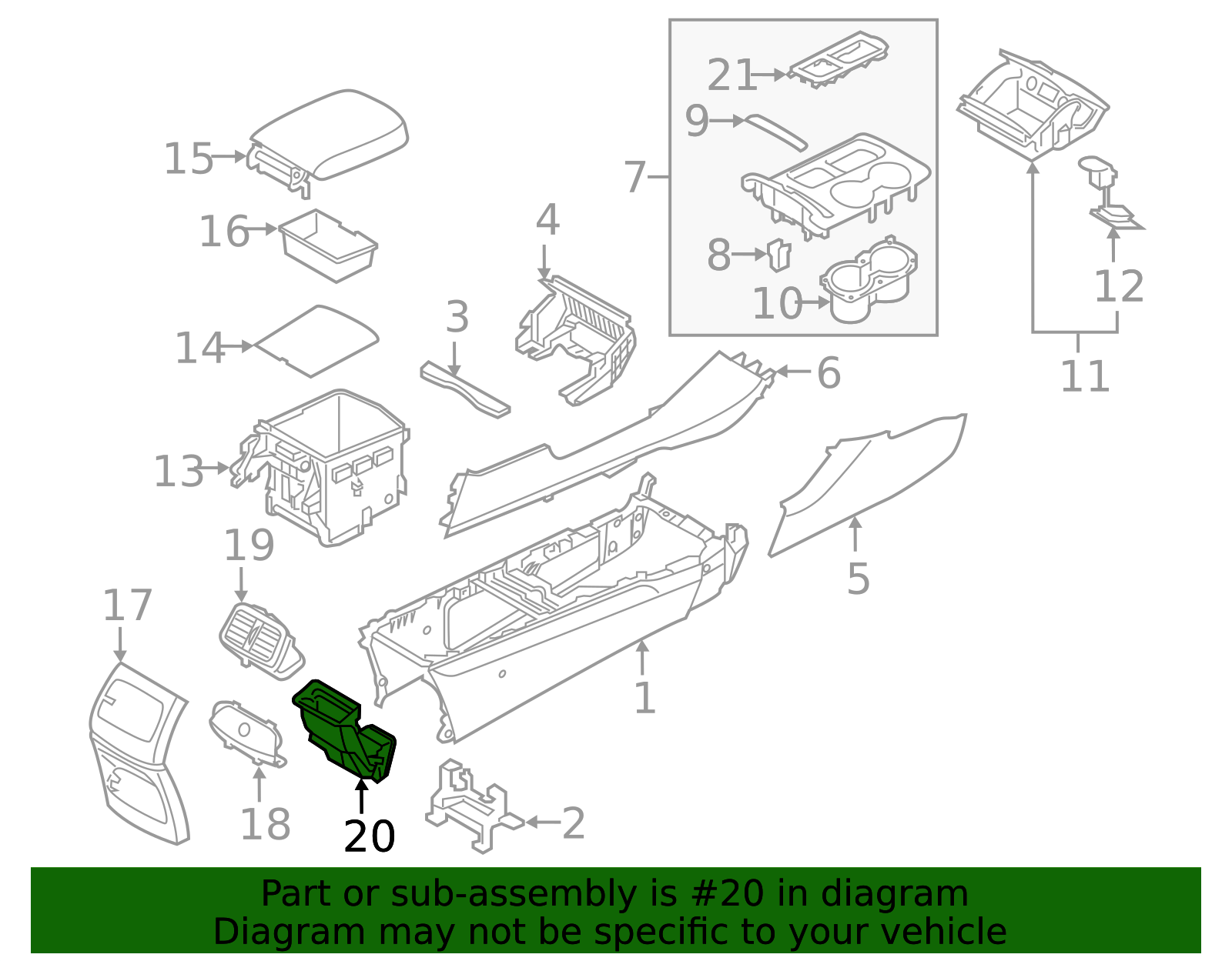 2016-2020 Kia Sorento Duct 97020-C6000 | TascaParts.com