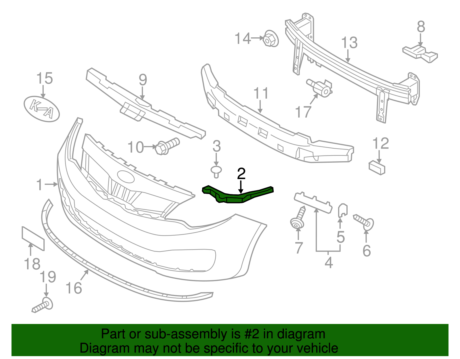 2012-2015 Kia Rio OEM NEW 12-15 Kia Rio Sedan Left Driver Sd Front ...