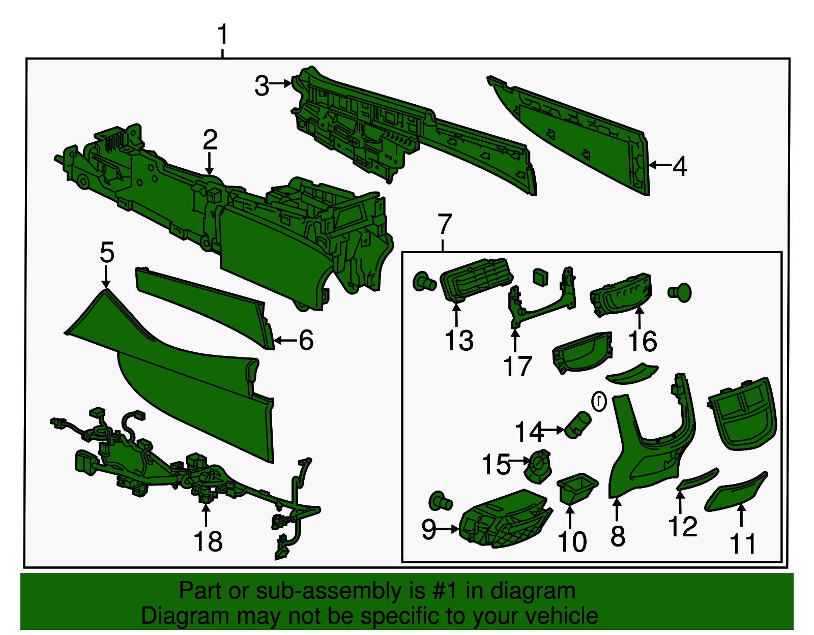 2014-2015 Cadillac CTS Console Assembly 84152766 | Shop Matick Buick GMC