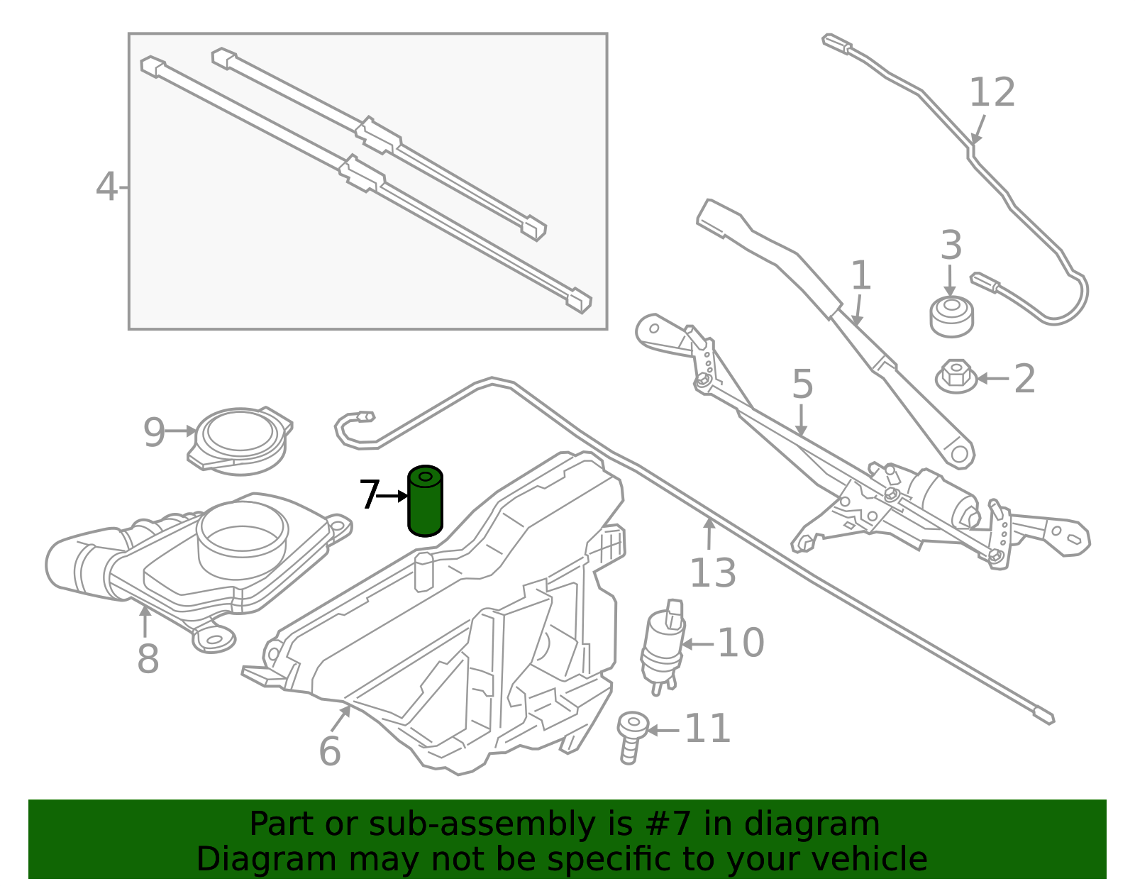 2019-2025 BMW Washer Reservoir Connector 61-66-9-878-907 | BMW Parts ...