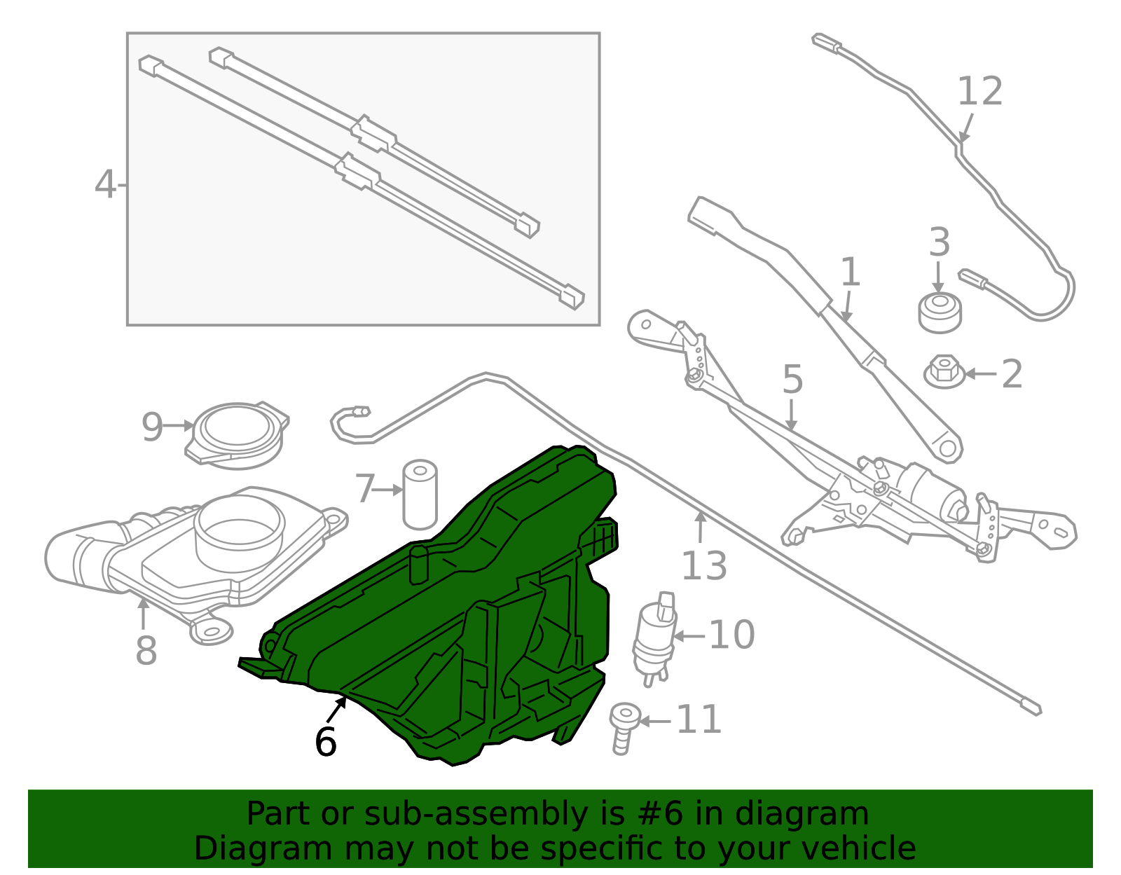61-66-9-478-352 - 2019-2024 BMW - Washer Reservoir | BMWPartsHub