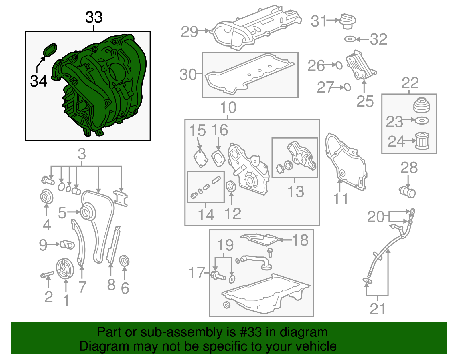2006-2007 GM Intake Manifold Assembly 12587878 | Shop Matick Buick GMC