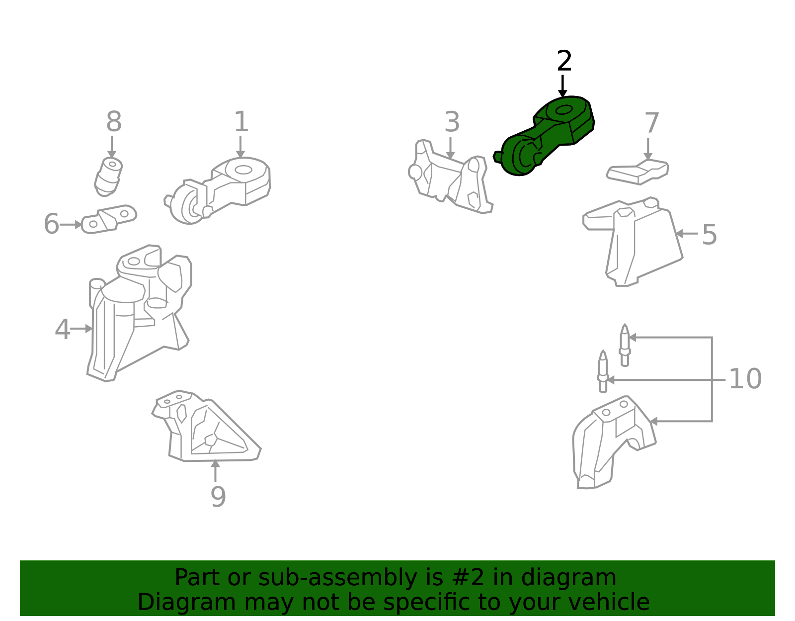 50890-SWA-A81 - Engine Mount Honda Parts Online