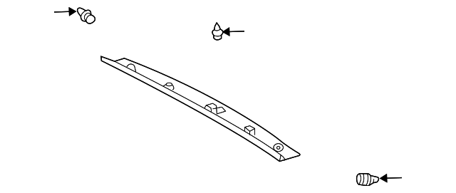 2004-2010 Toyota Sienna Window Trim 67939-AE010-E0 | Toyota Parts Center