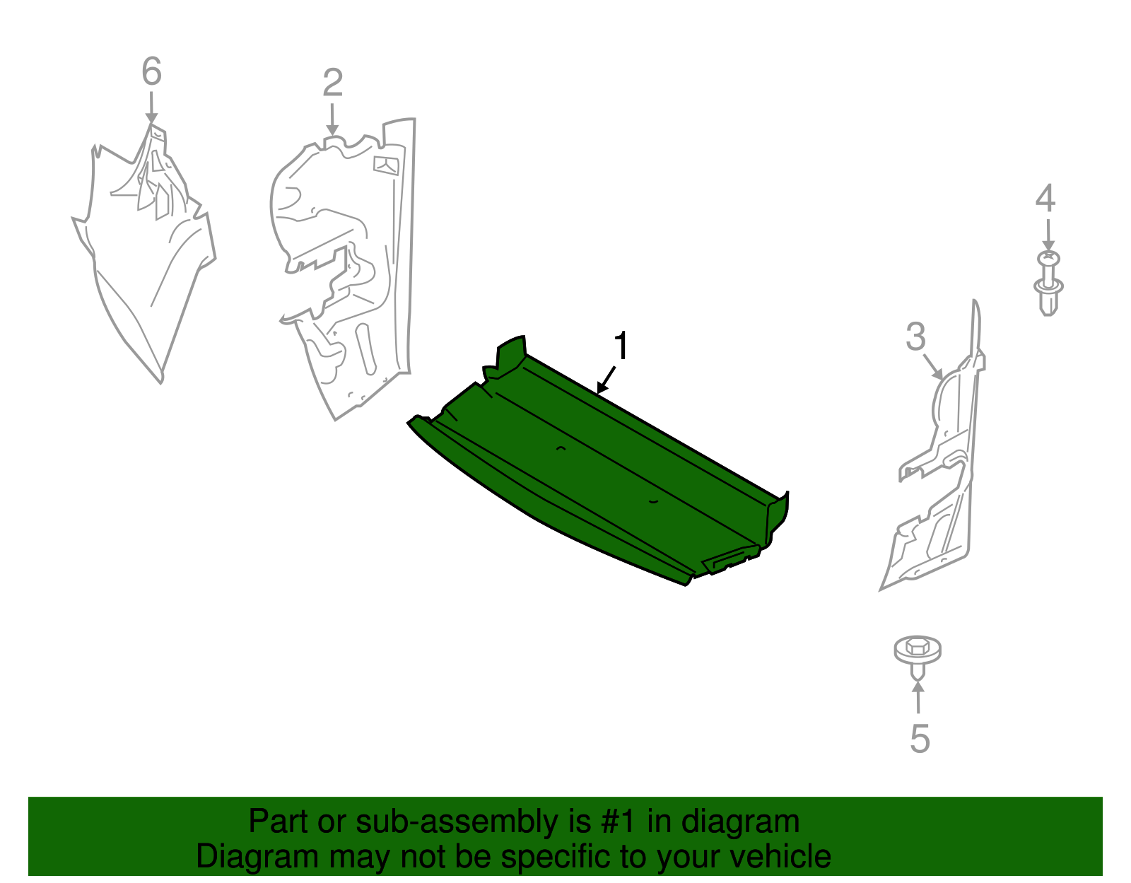 2009-2016 BMW Z4 Under Cover 51-74-7-213-472 | BMW OEM Parts