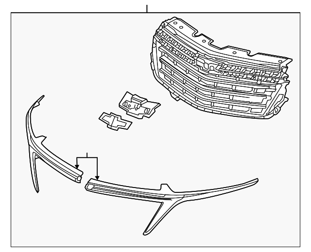 2023-2024 Chevrolet Equinox Grille Assembly 86807602 | Capital Chevy Parts