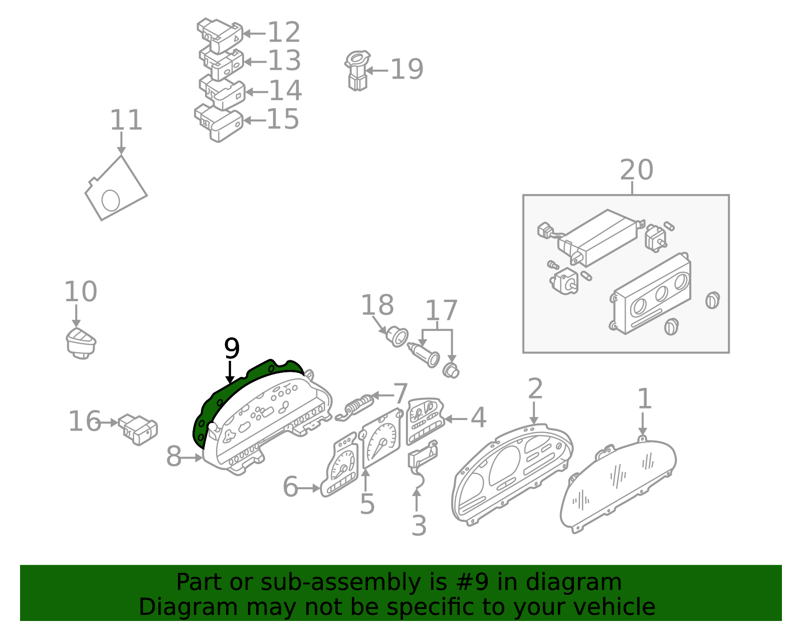 24814-7B000 - Circuit Board 1999-2000 Nissan Quest | Official Nissan ...