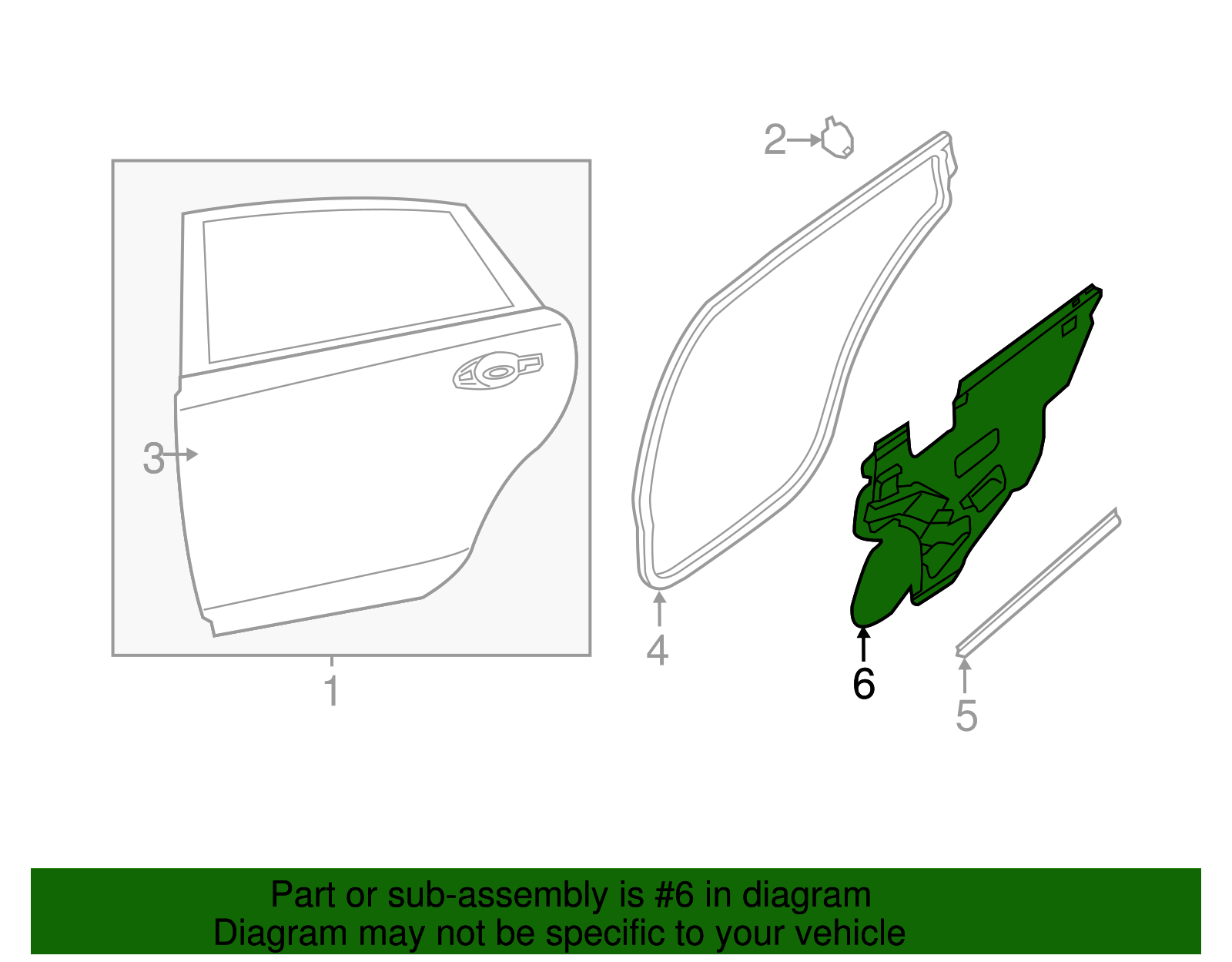 2013-2018 Nissan Altima Water Deflector 82861-3TA3B | Bill Kay Nissan Parts
