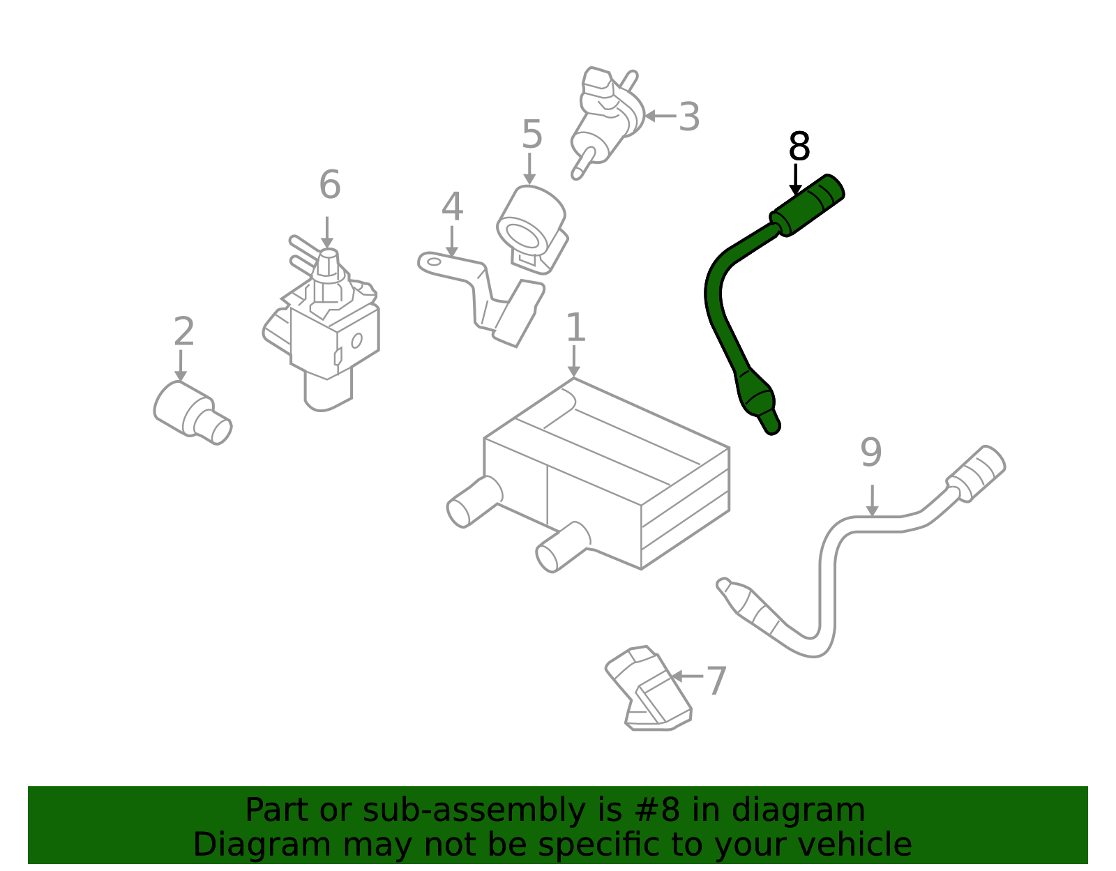 2006-2010 Kia Oxygen Sensor 39210-3E130 | OEM Parts Online