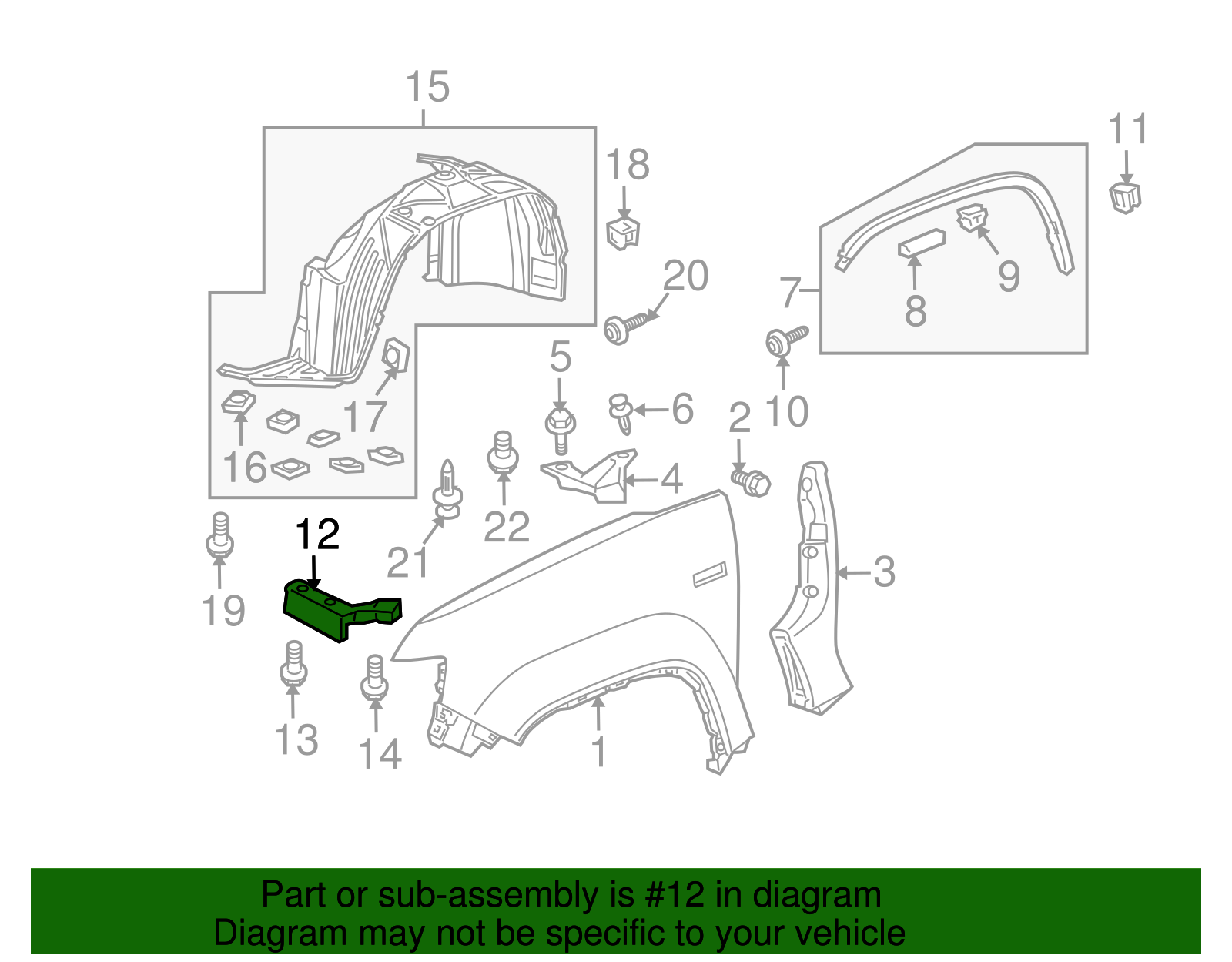 74152-SCV-A50 - 2009-2011 Honda Element - Strake L Front | Honda Parts ...