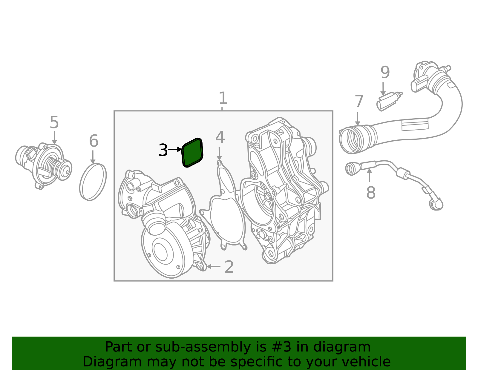 Genuine BMW 11-51-8-094-662 | Water Pump Seal | FREE Shipping on Most ...