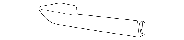 2012-2015 Toyota Tacoma Bumper Cover Spacer Panel (Left, Front) 52503 ...