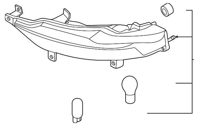 2022-2024 Hyundai Tucson Backup Lamp Assembly 92405-N9000 | OEM Parts ...