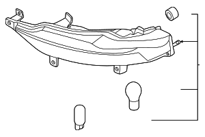 Genuine Backup Lamp Assembly for 2022-2024 Hyundai Tucson | Part# 92406 ...