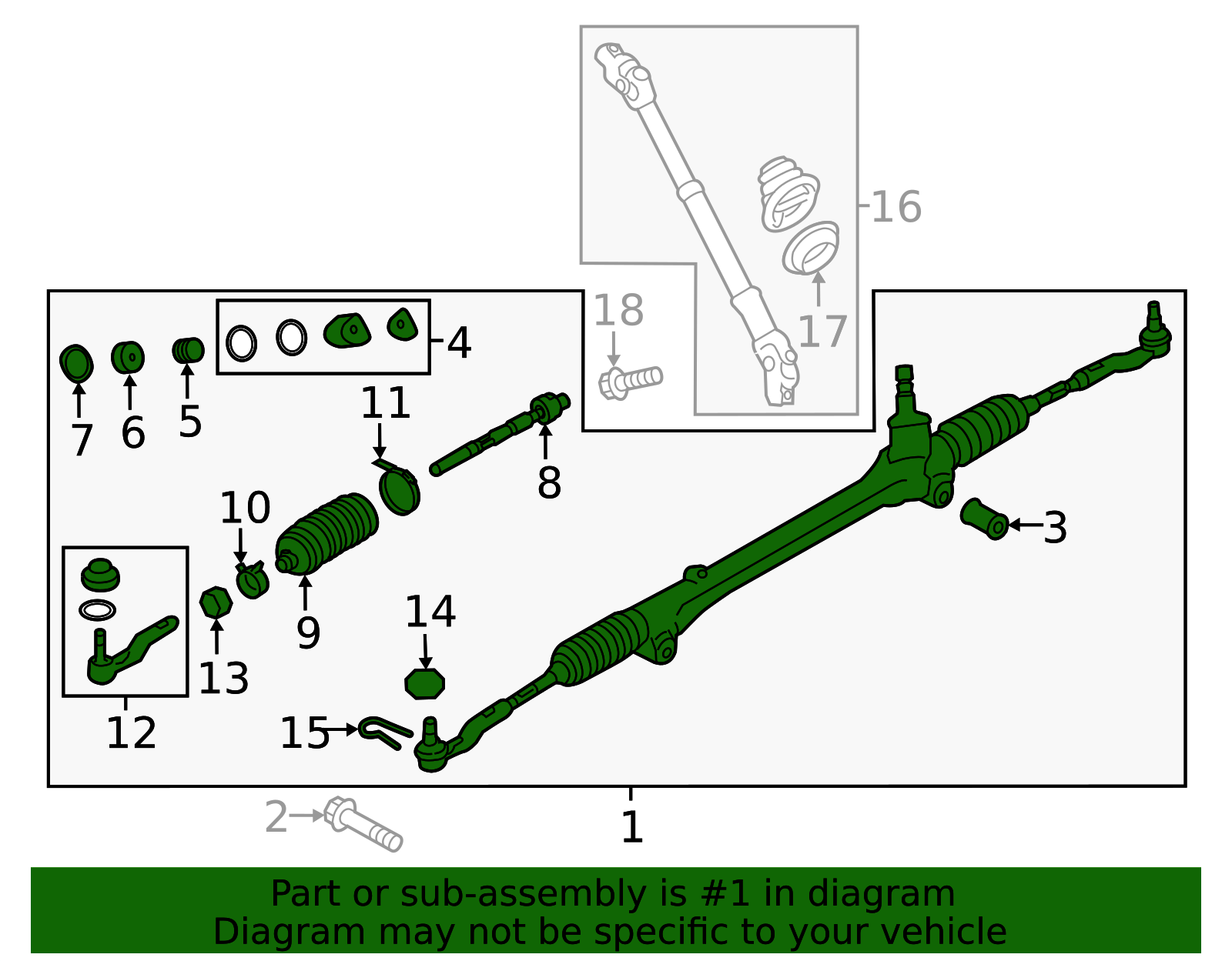 2013-2020 Toyota 2013-2020 Toyota - Steering Gear SU003-00841 | Sparks ...