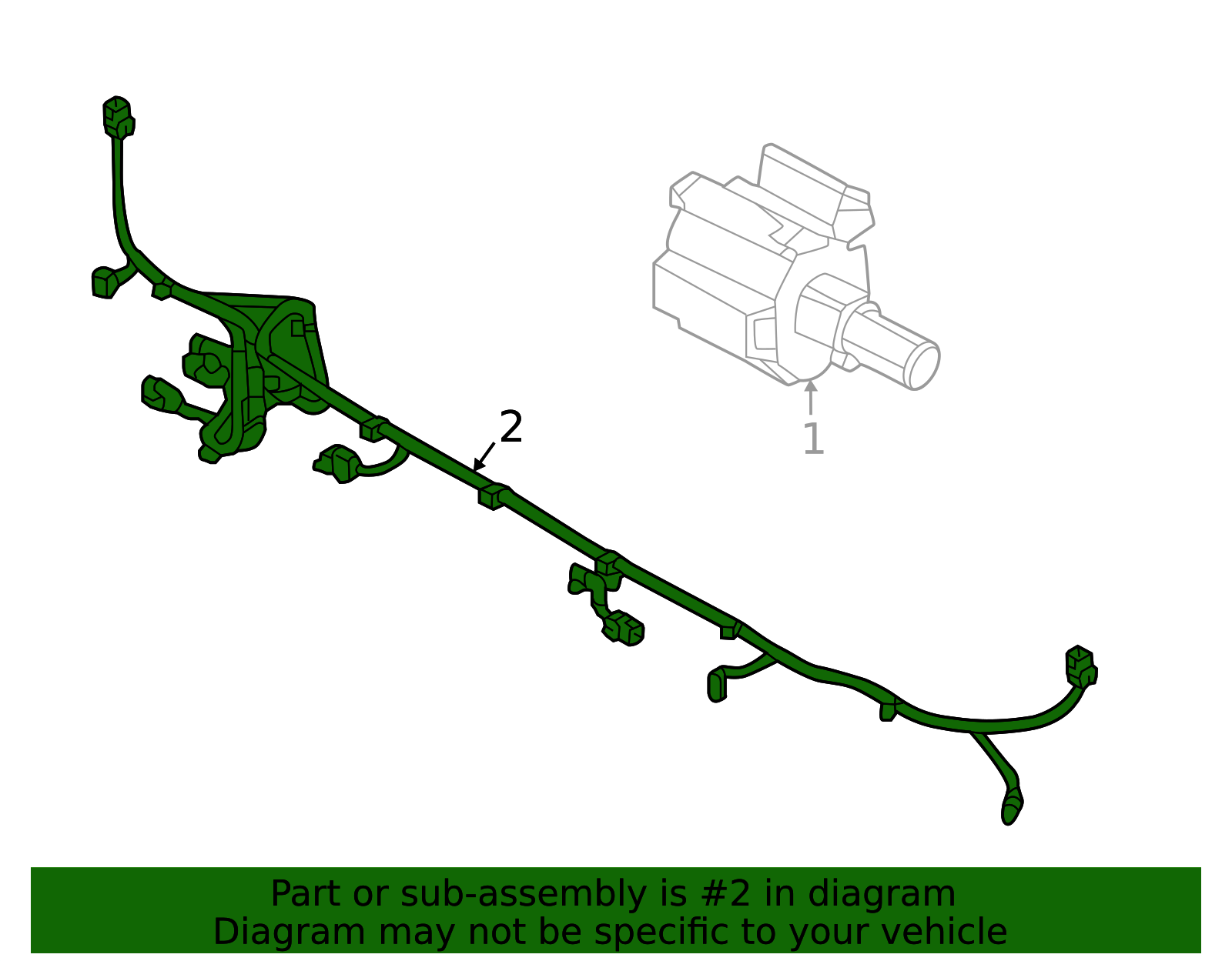 Genuine Wire Harness for 2022-2023 Hyundai Kona | Part# 91840-J9560 ...
