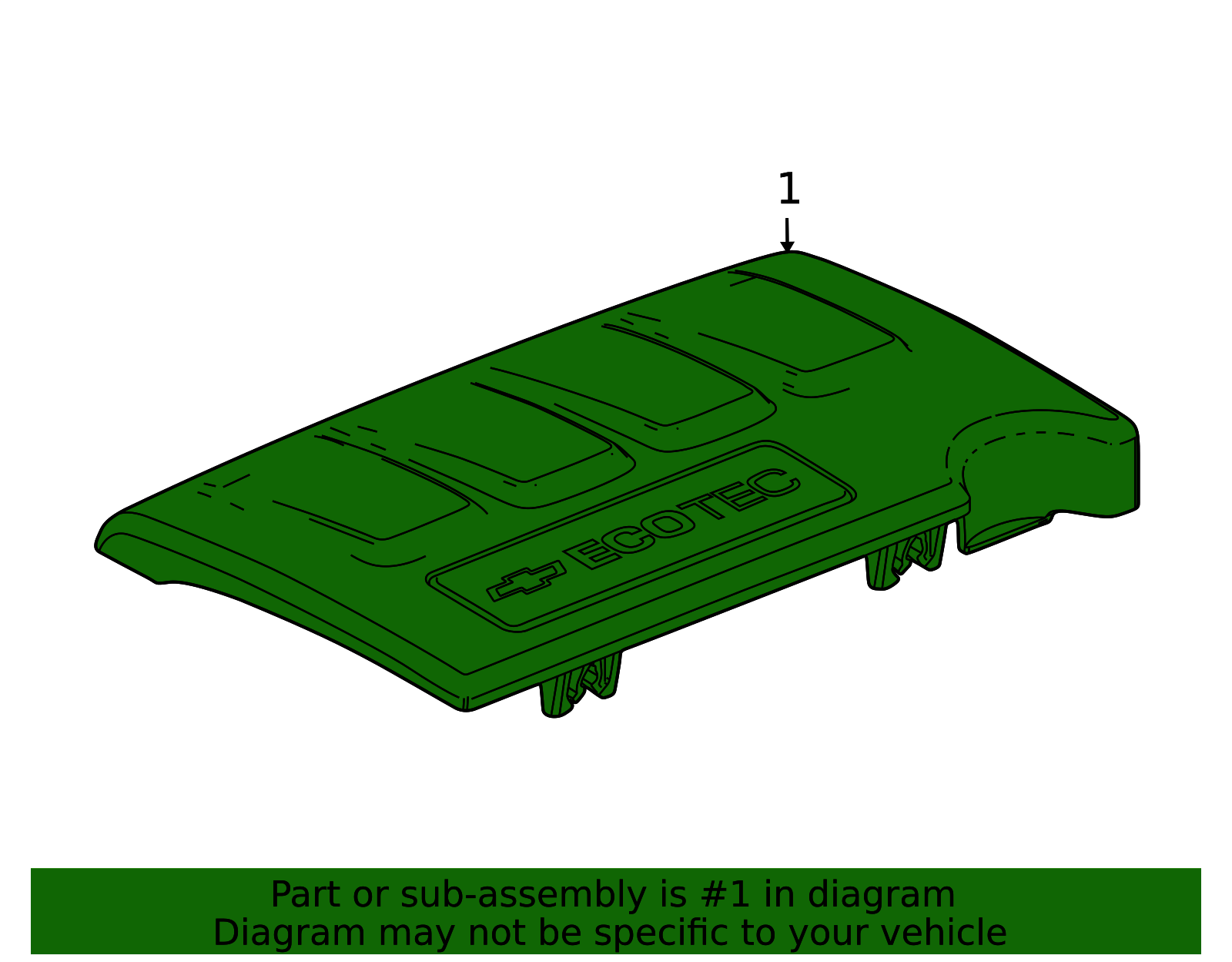 55578396 - High-Quality Engine Intake Manifold Cover with Ecotec Logo ...