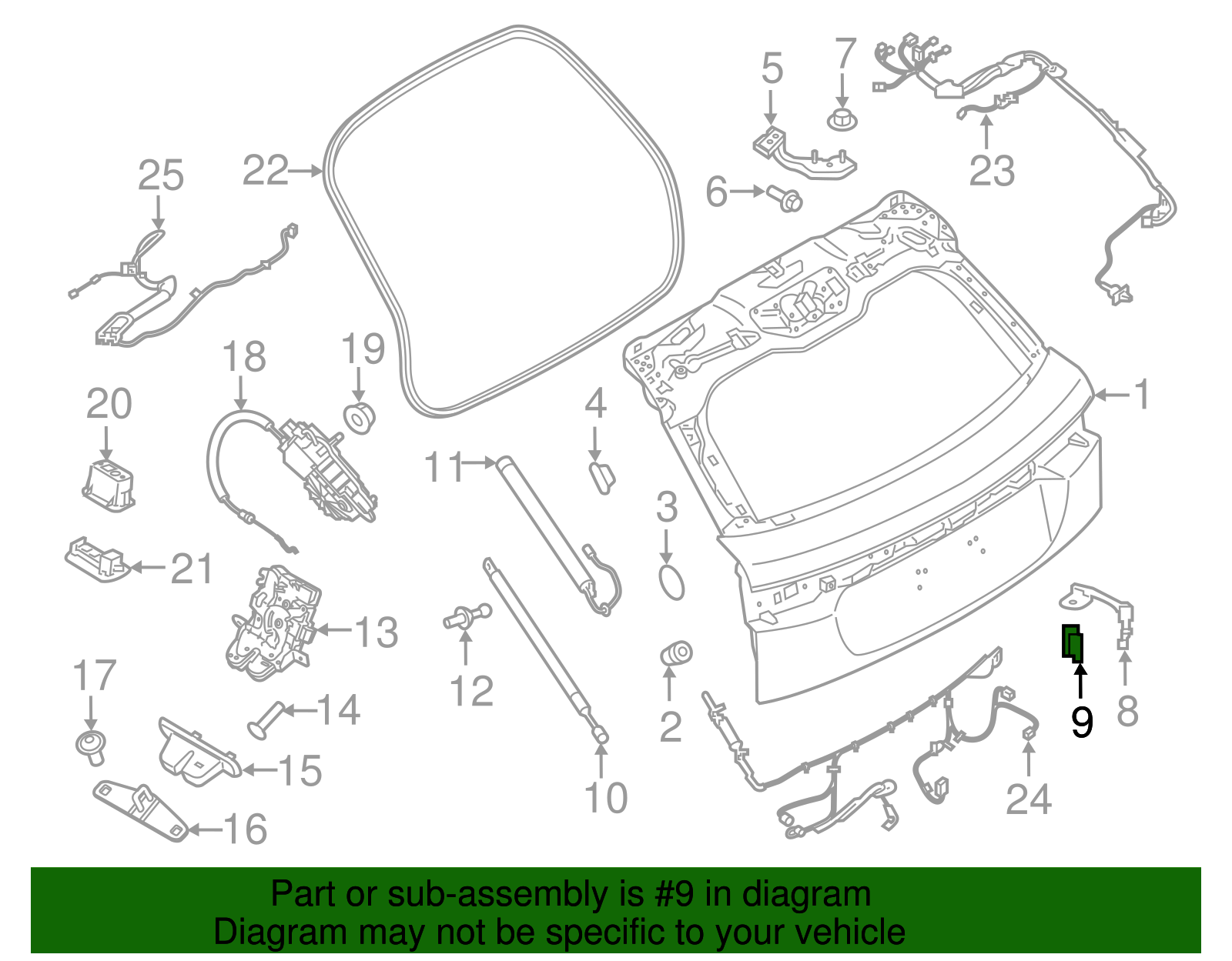 2018-2023 Land Rover | Fastener | RYQ500040 | Express Land Rover Parts
