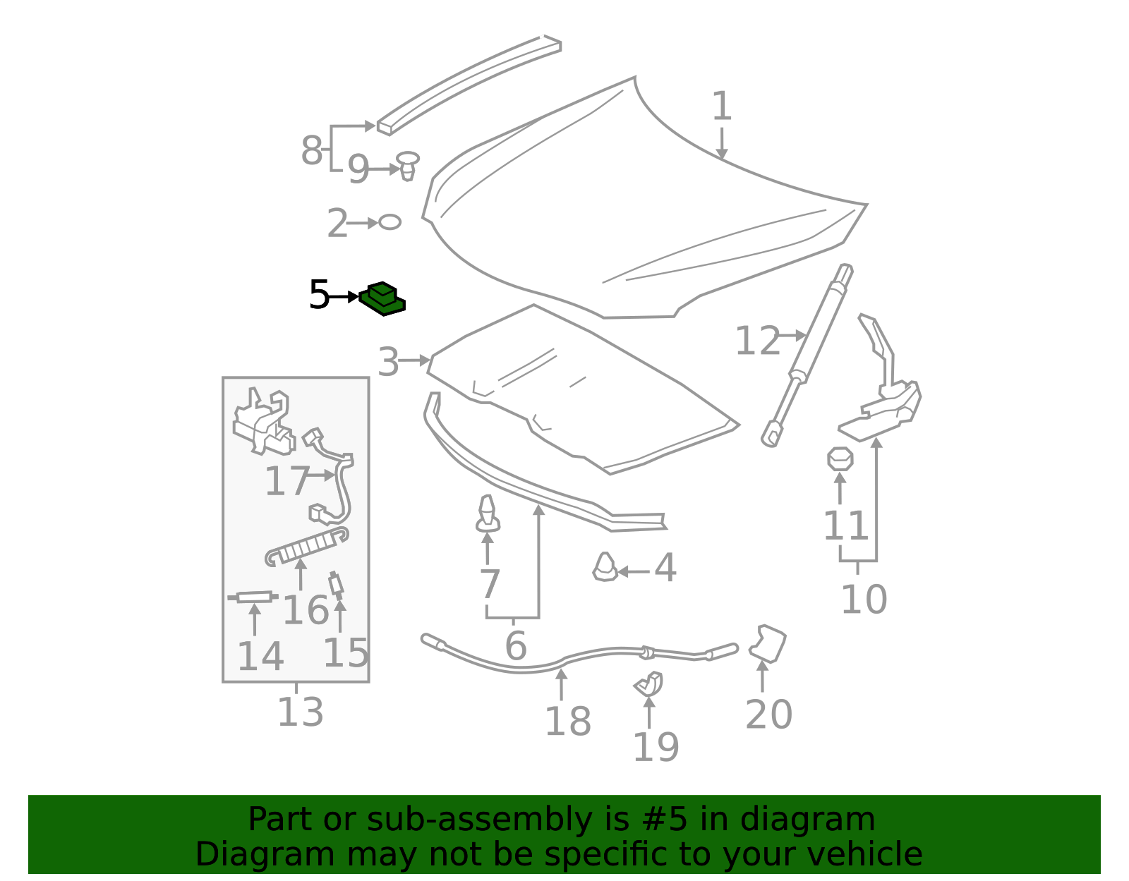 Genuine Official Toyota Insulator Protector part# 53393-06010 for 2007 ...