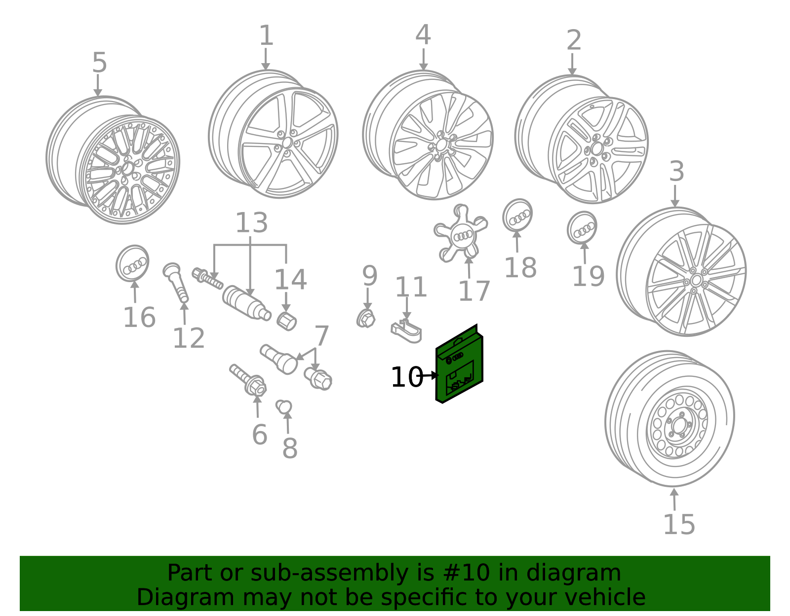 4L0-071-455 - Audi Wheel Locks Retail Performance Auto Parts