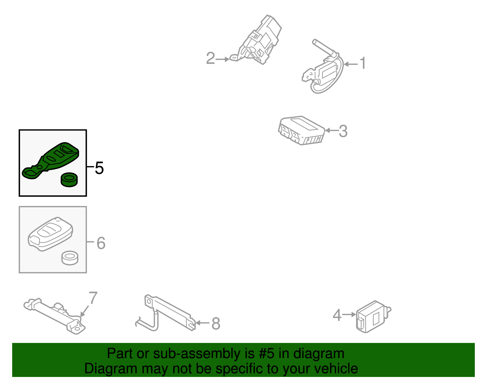 95430-2K100 - Transmitter 2010-2011 Kia Soul | Kia.Parts Store