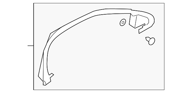2020-2025 Ford | Window Molding | LB5Z-7851753-AA | Walls' Ford Parts