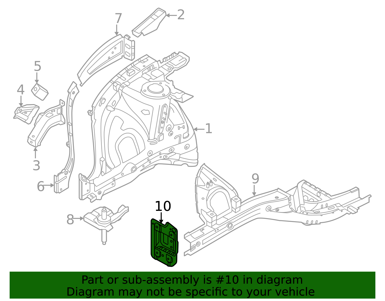 64585-P1000 - Mount Bracket 2023-2026 Kia Sportage | Kia.Parts Store