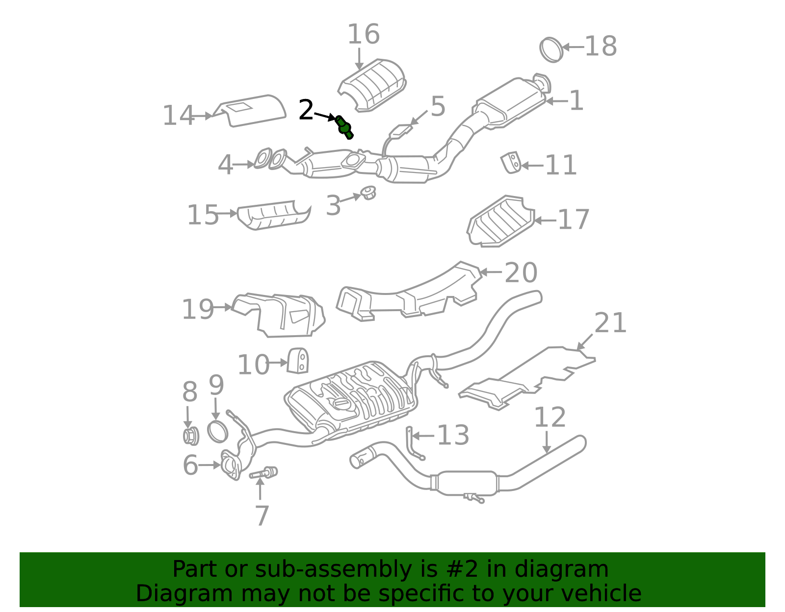Catalytic Converter Stud W707753-S900 | OEM Parts Online