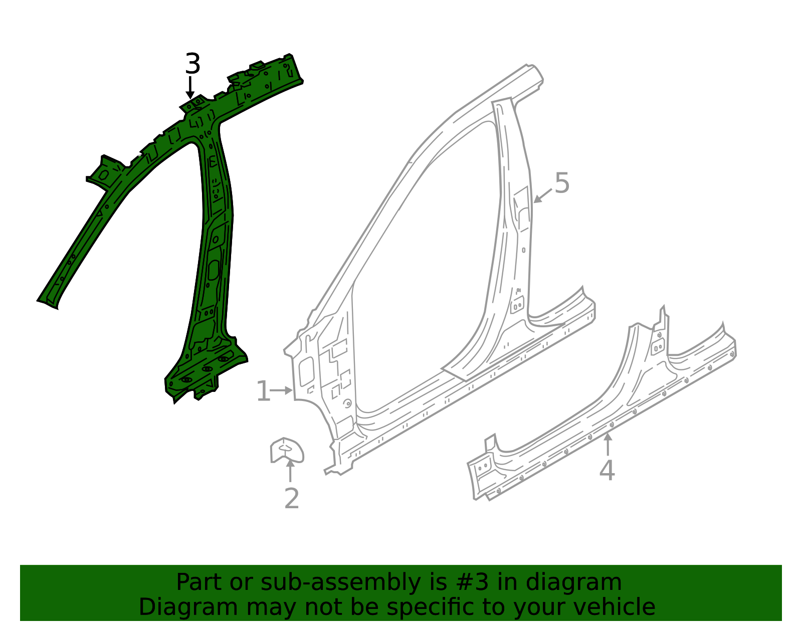 Uniside - Complete OEM Side Body Assembly | AutoNation Parts