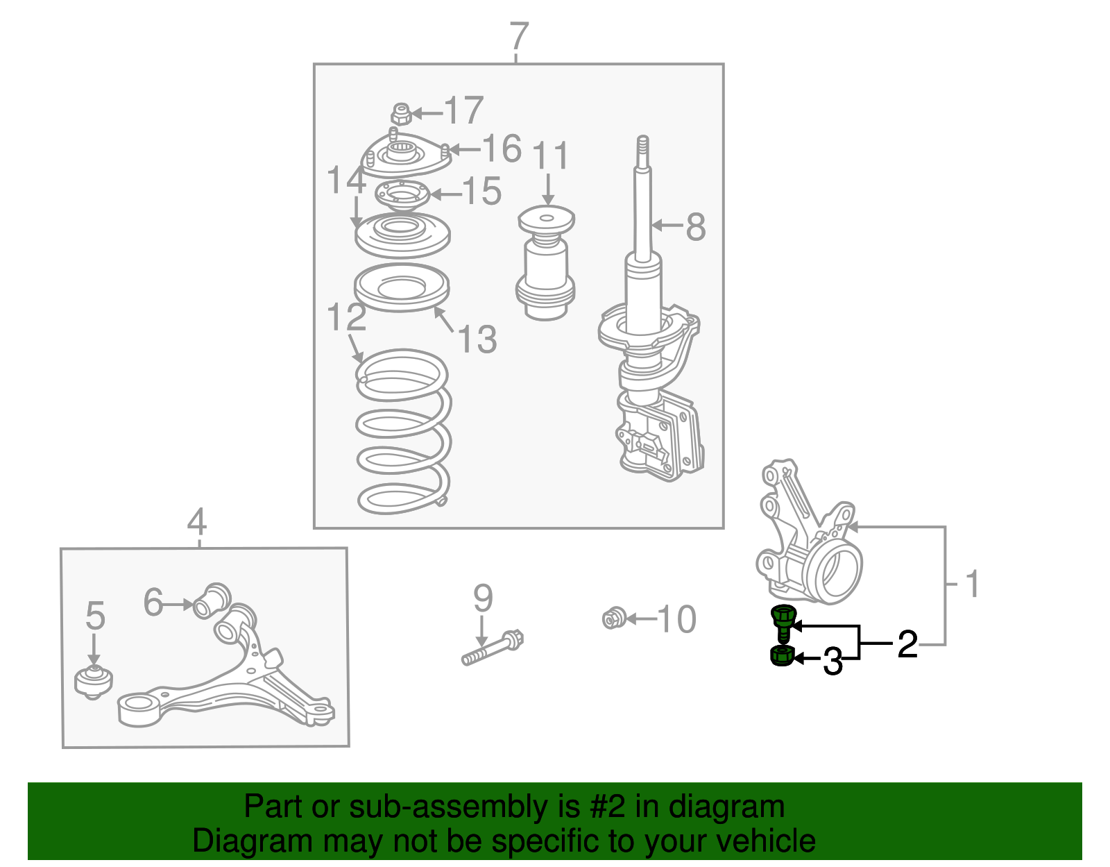 51220-S5A-305 - Lower Ball Joint 2001-2005 Honda Civic | Honda Parts Online