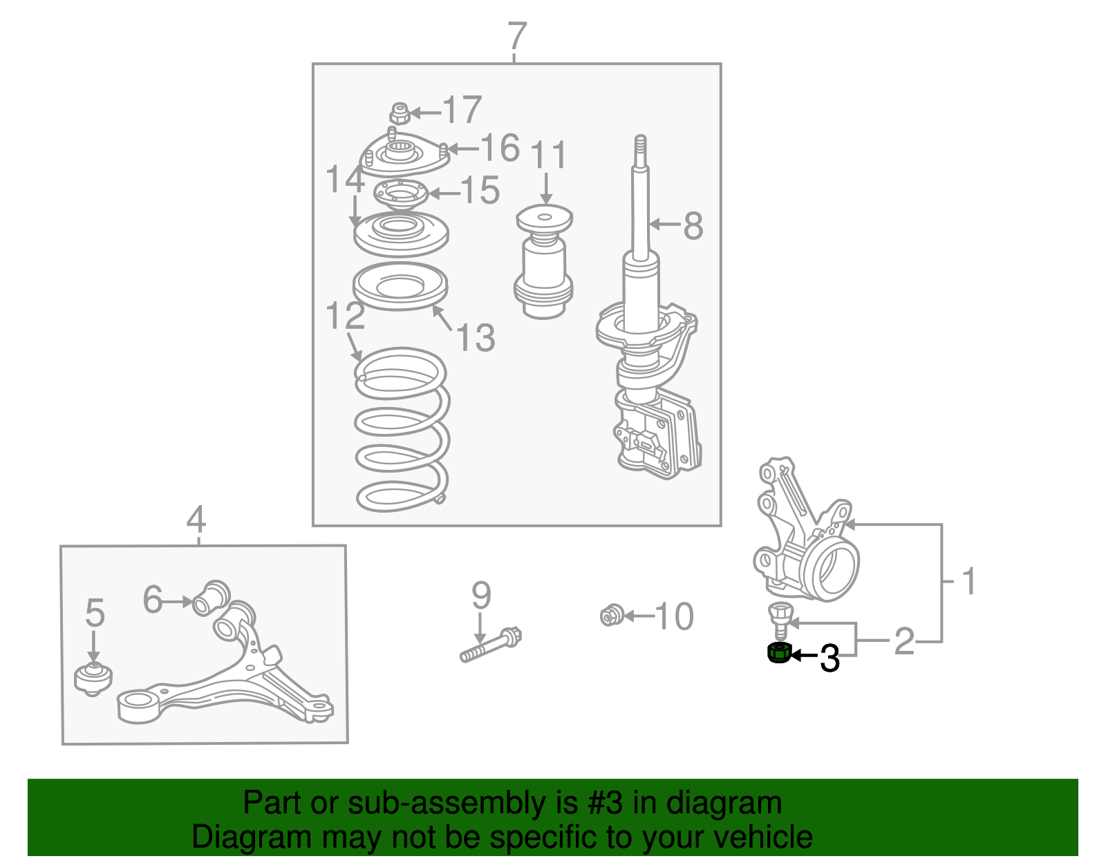 OEM 2001-2015 Honda Lower Ball Joint Dust Cap 51225-S5A-003 | Honda Automotive Parts