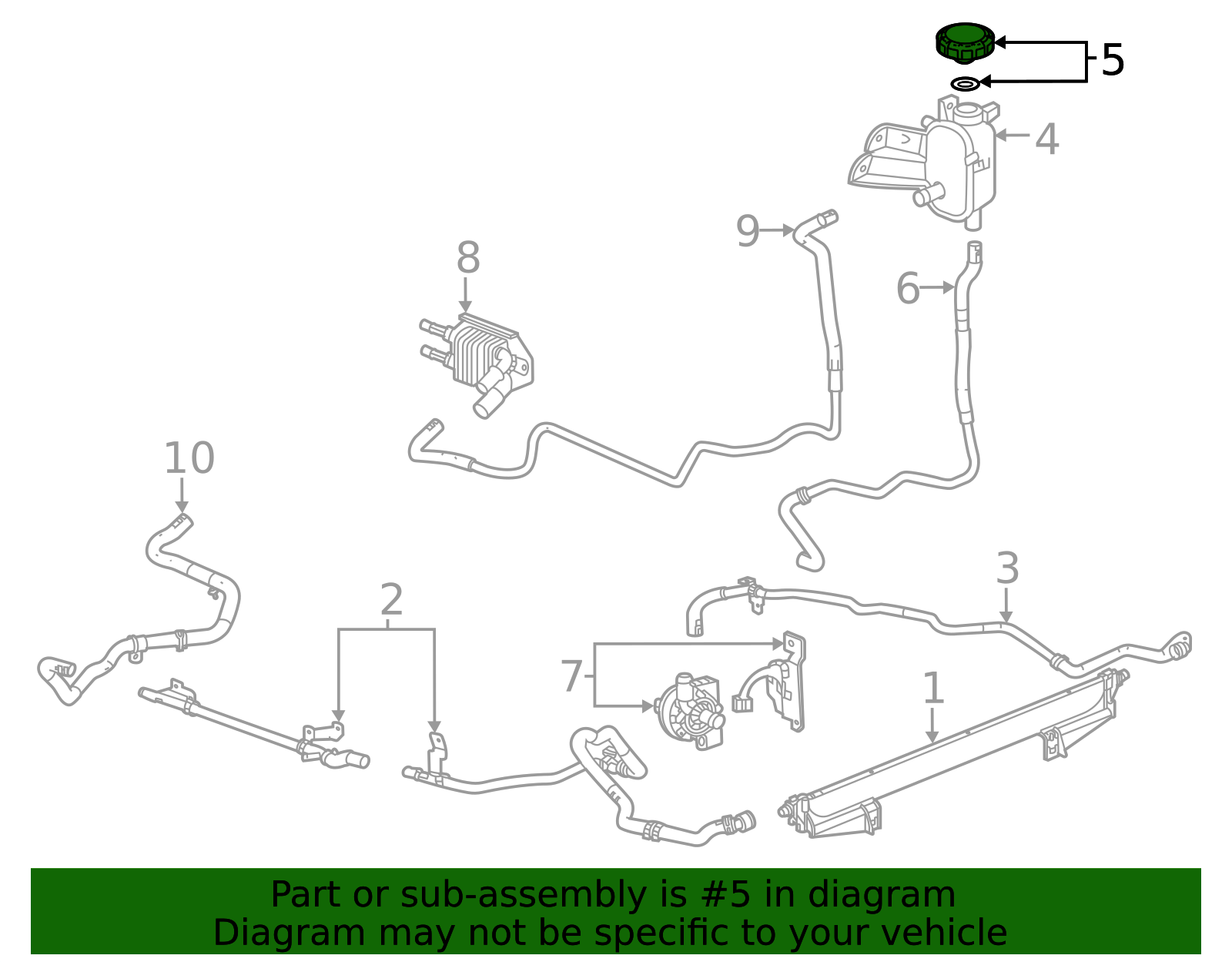 2016-2025 GM Reservoir Cap 13558569 | TascaParts.com