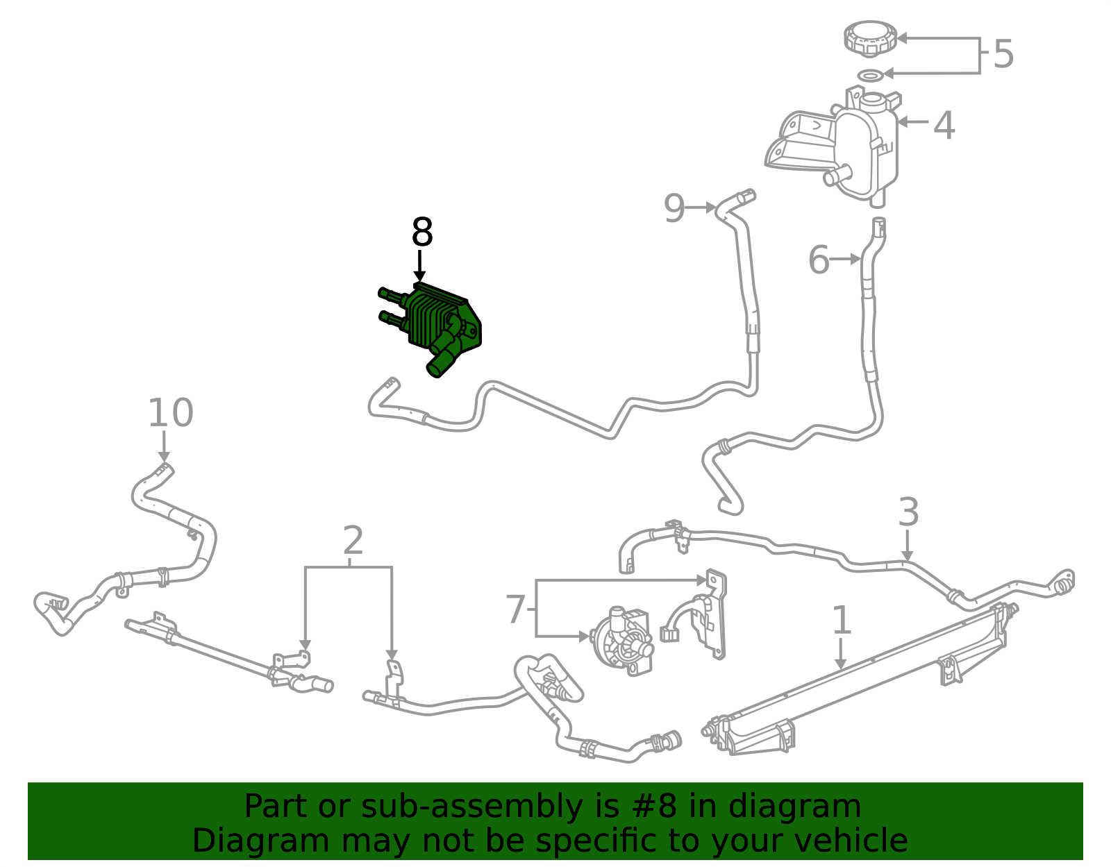 2020-2025 GM Fuel Cooler Assembly 84740502 | TascaParts.com