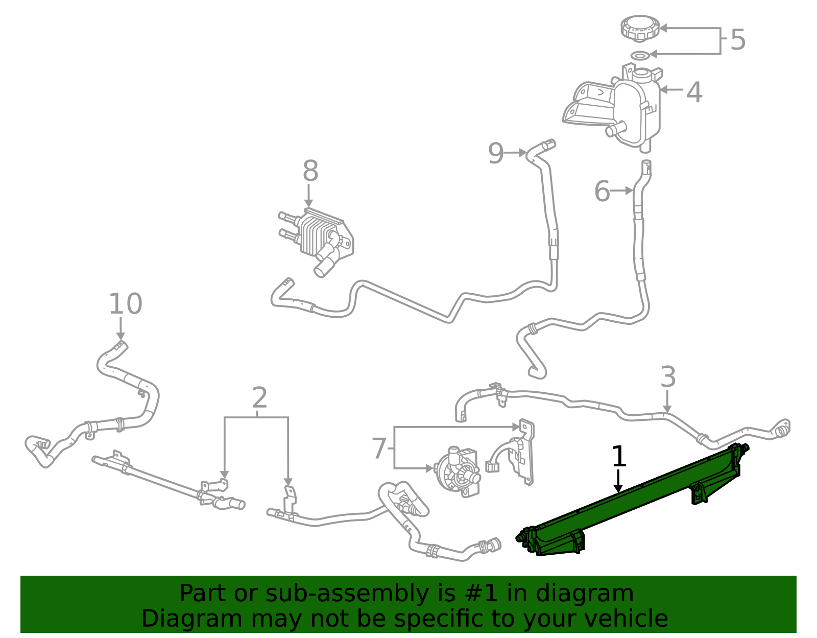 2020-2025 GM (Replaces 84799449) Radiator 85610318 GM | GMPartsDirect.com