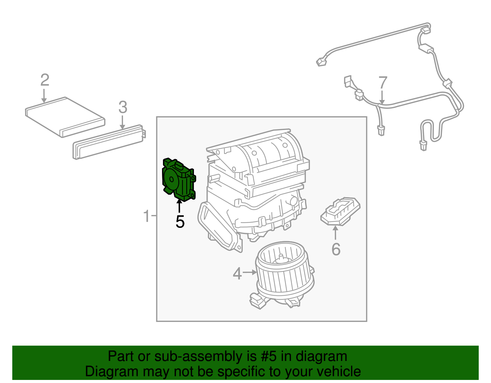 87106-02210 - HVAC Air Adjustment Control Motor - 2006-2019 Toyota ...