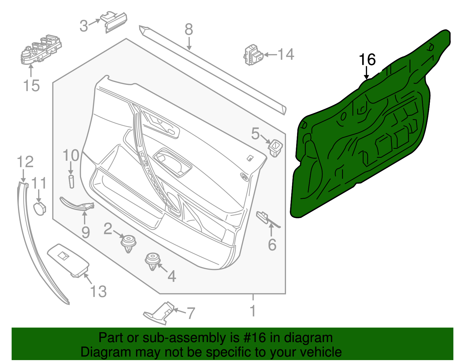 51483449837 - 2004-2010 BMW X3 Water Shield (51-48-3-449-837) | BMW of ...