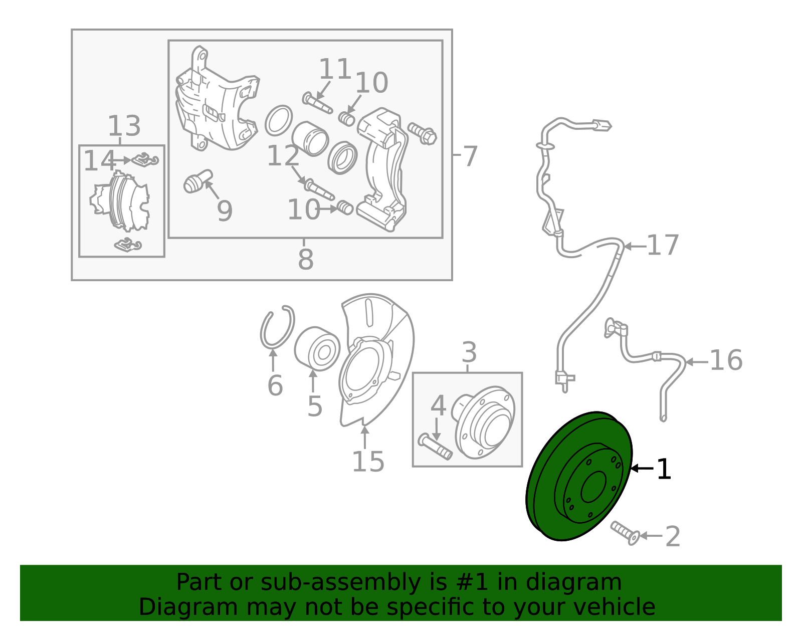 51712-3K110 - Rotor 2011-2016 Kia | Kia.Parts Store