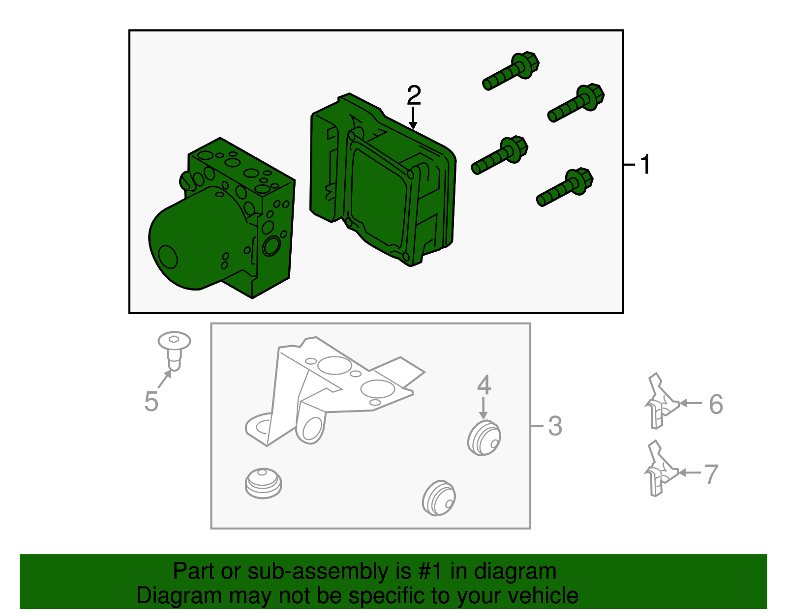 BV6Z-2C405-E - ABS Pump Assembly 2012-2014 Ford Focus | Ford Parts Center