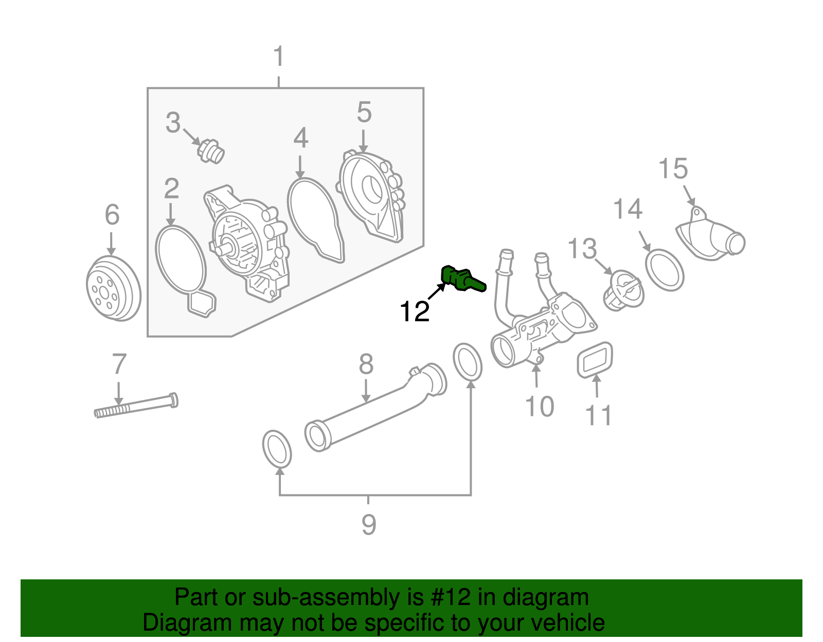 12608814 - Coolant Temp Sensor - 1988-2024 GM | Buy GM Parts