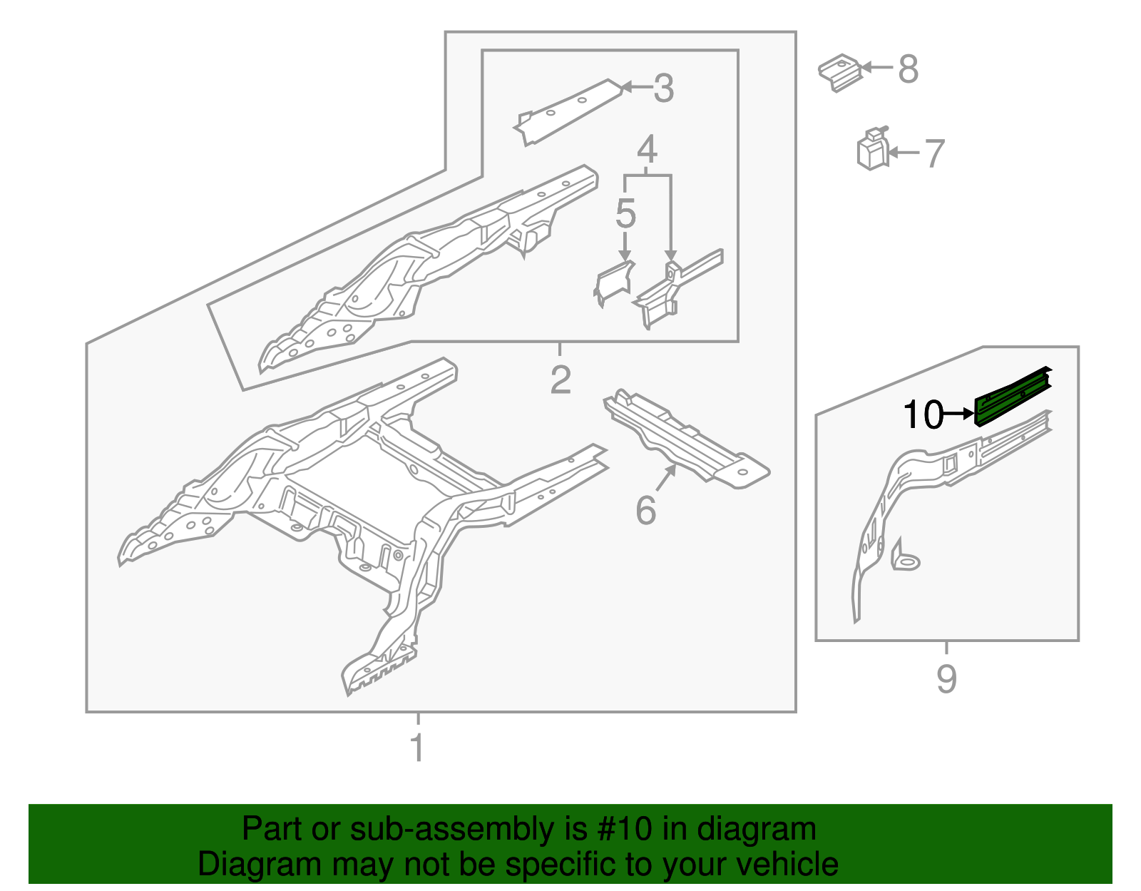 41007431645 - 2017-2025 BMW Rear Extension (41-00-7-431-645) | BMW of ...
