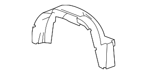 25894547 - Driver Side Pickup Box Wheelhouse Panel Liner 2004-2012 GM ...