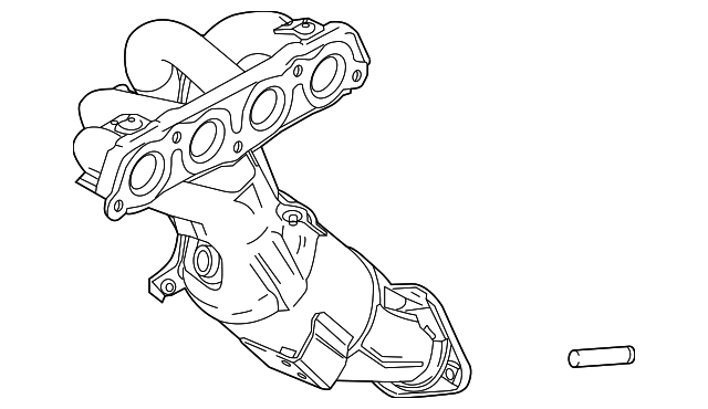 PEDA-20-50X - Catalytic Converter With Integrated Exhaust Manifold 2019 ...