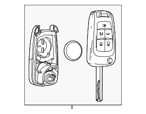 2019-2022 Chevrolet Vehicle Key 13530738 | Capital Chevy Parts