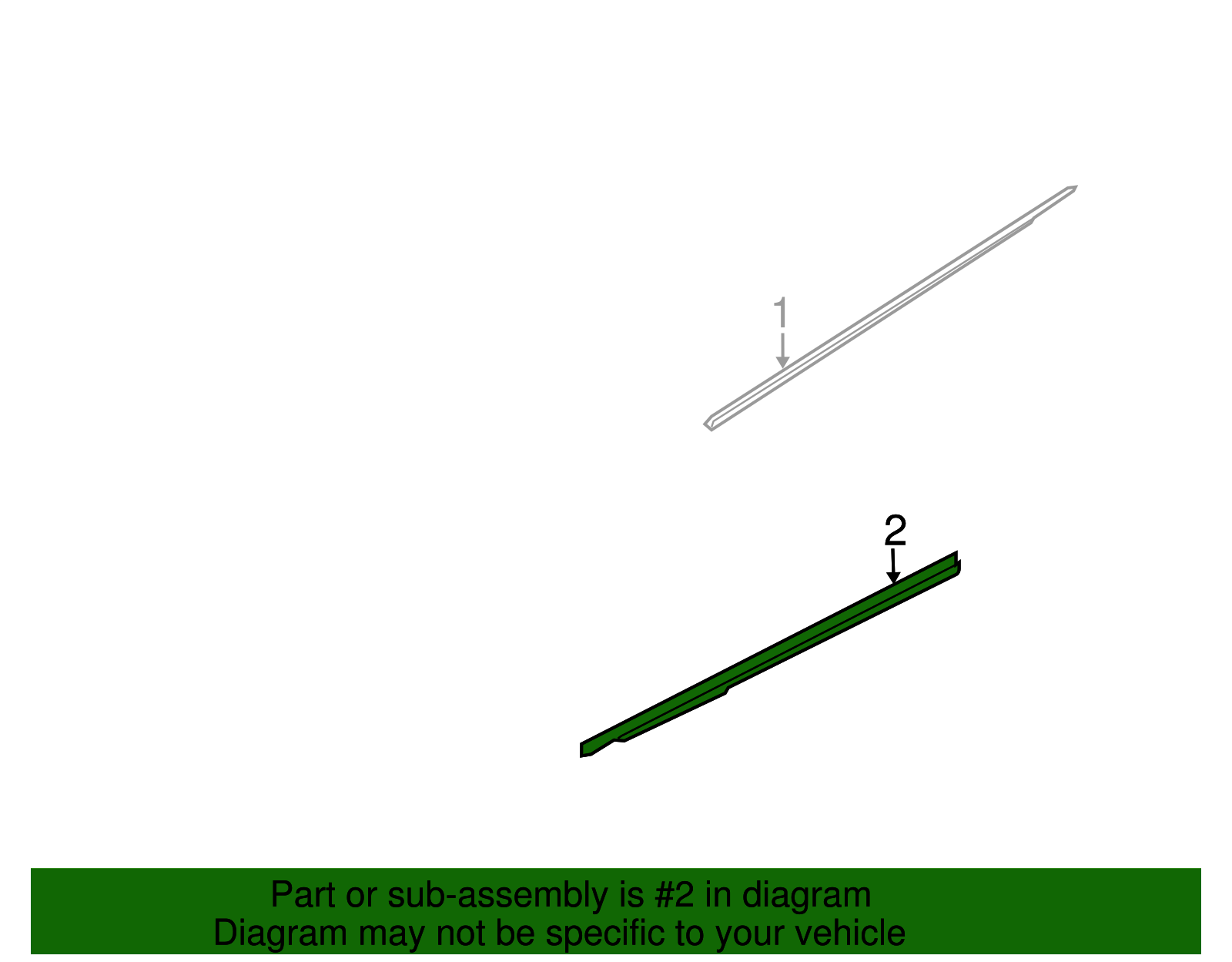 2007-2019 Nissan Body Side Molding 80870-ZP59E | Nissan Parts Central