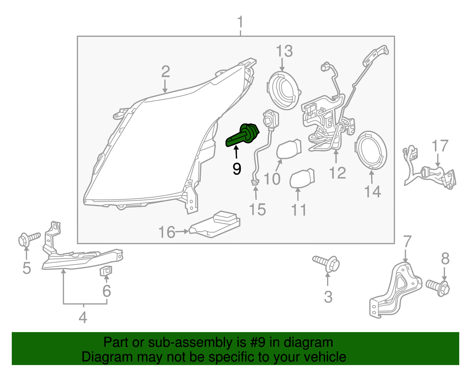 13501591 - Hid Bulb | Partners Chevy