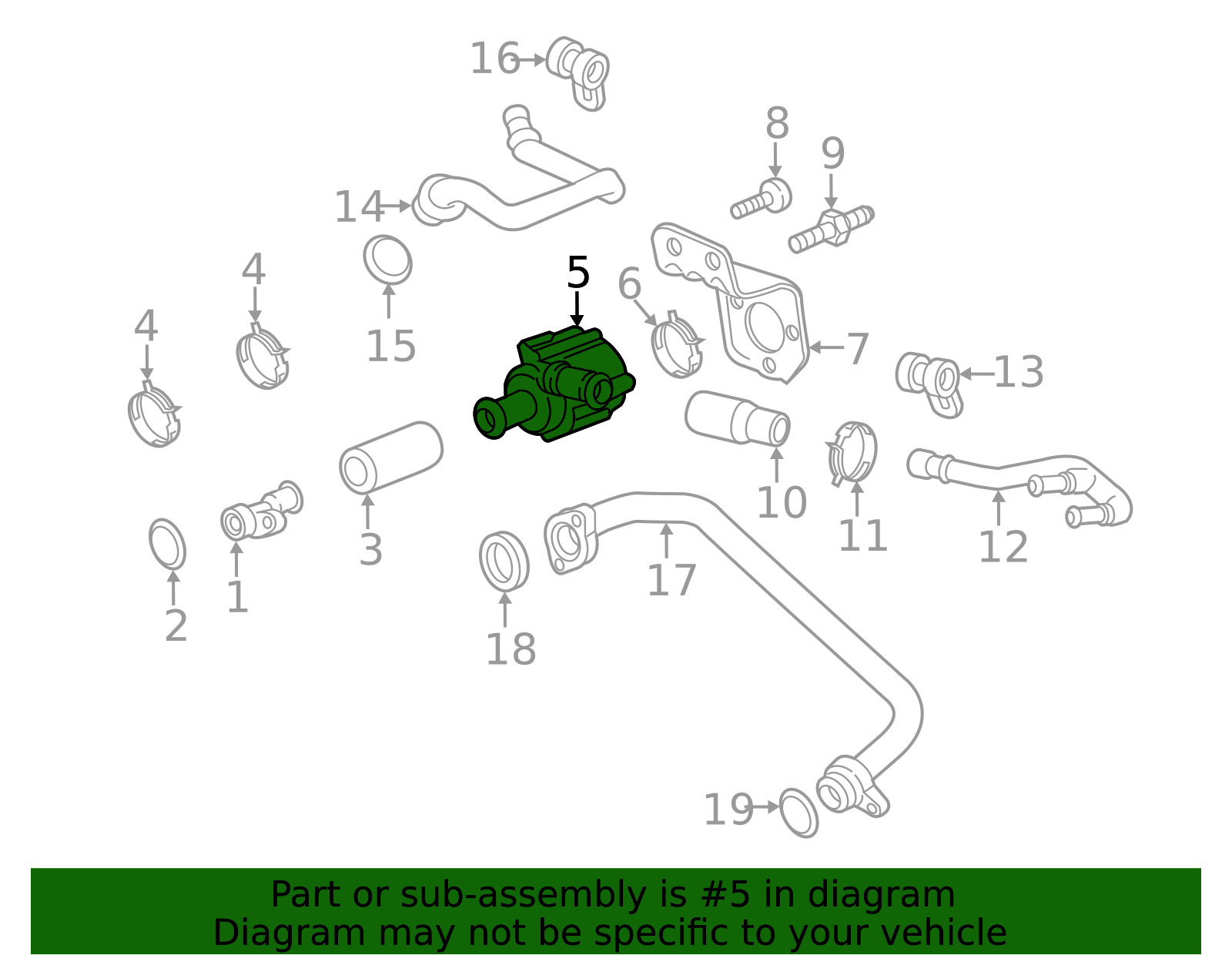 2011-2025 Porsche Water Pump 9A7-121-601-B | Porsche Marin