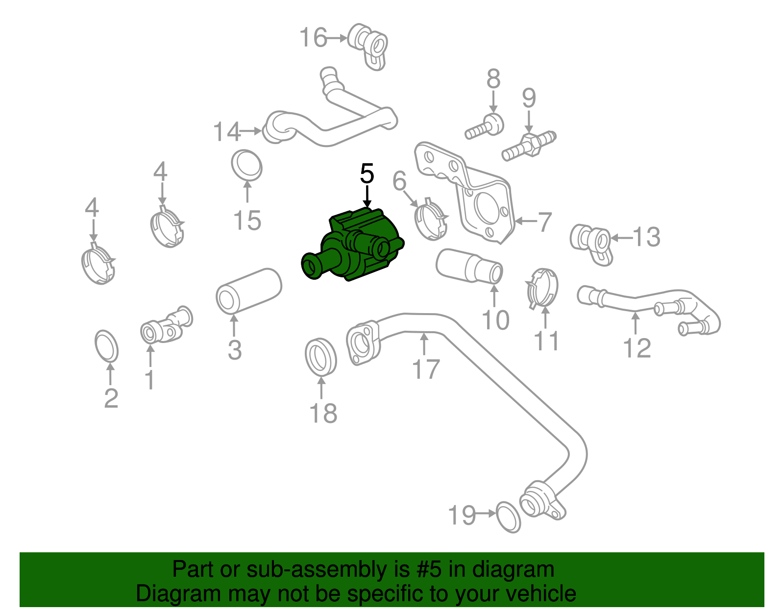 2011-2023 Porsche Water Pump 9A7-121-601-B | OEM Parts Online