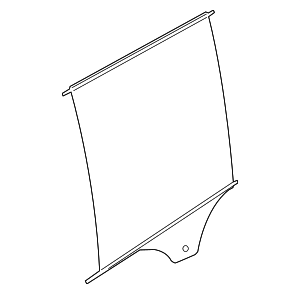 51358496029 - 2019-2025 BMW X7 Movable Glass (51-35-8-496-029) | BMW of ...