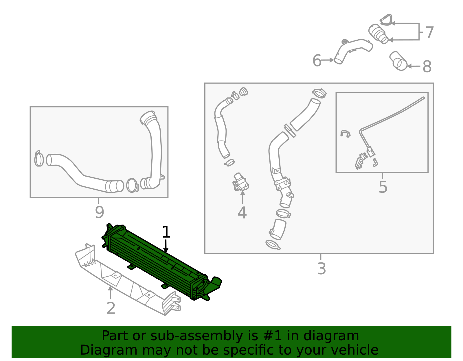2021-2025 Hyundai Elantra Inter-Cooler 28270-2M600 | World OEM Parts ...