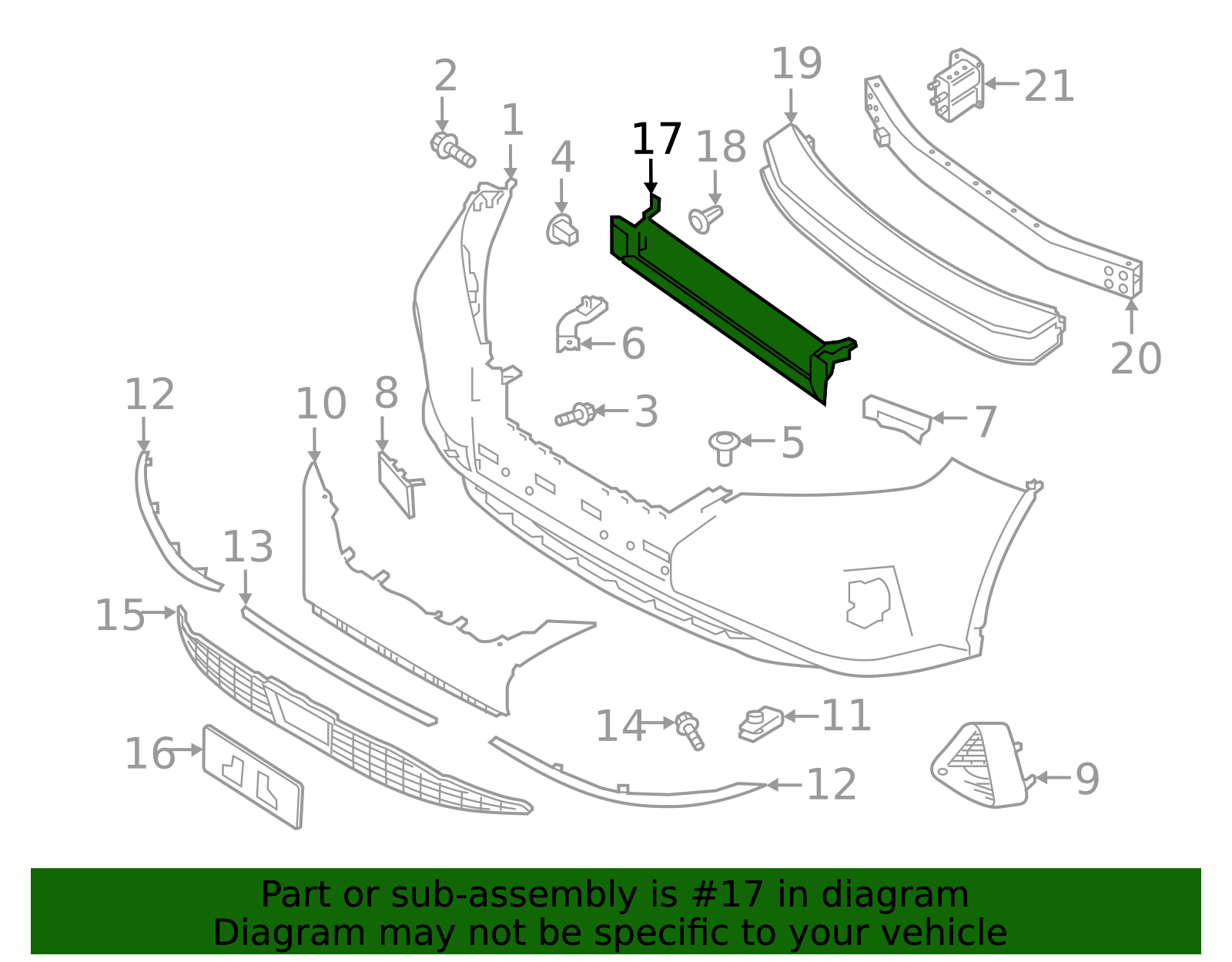 62330-9HS0A - Radiator Shutter Assembly - 2015-2024 Nissan | Nissan OEM ...